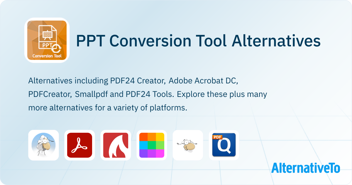 PPT Conversion Tool Alternatives - Explore Similar Apps | AlternativeTo