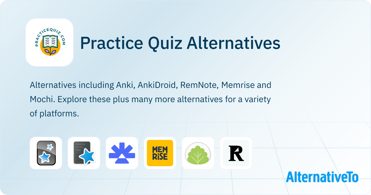 Practice Quiz Alternatives - Explore Similar Apps & Services ...