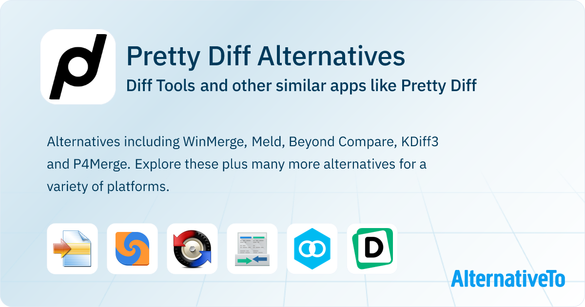 Pretty Diff Alternatives: Top 12 Diff Tools & Similar Apps | AlternativeTo