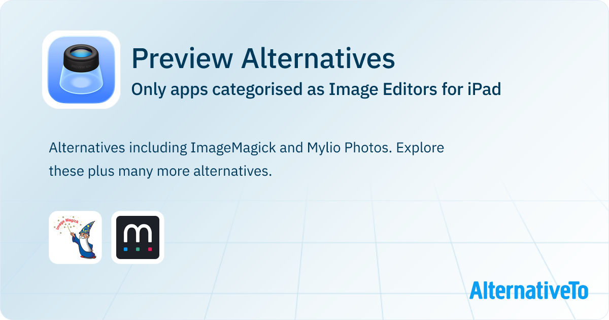 Preview Alternatives for iPad: Top 2 Image Editors | AlternativeTo