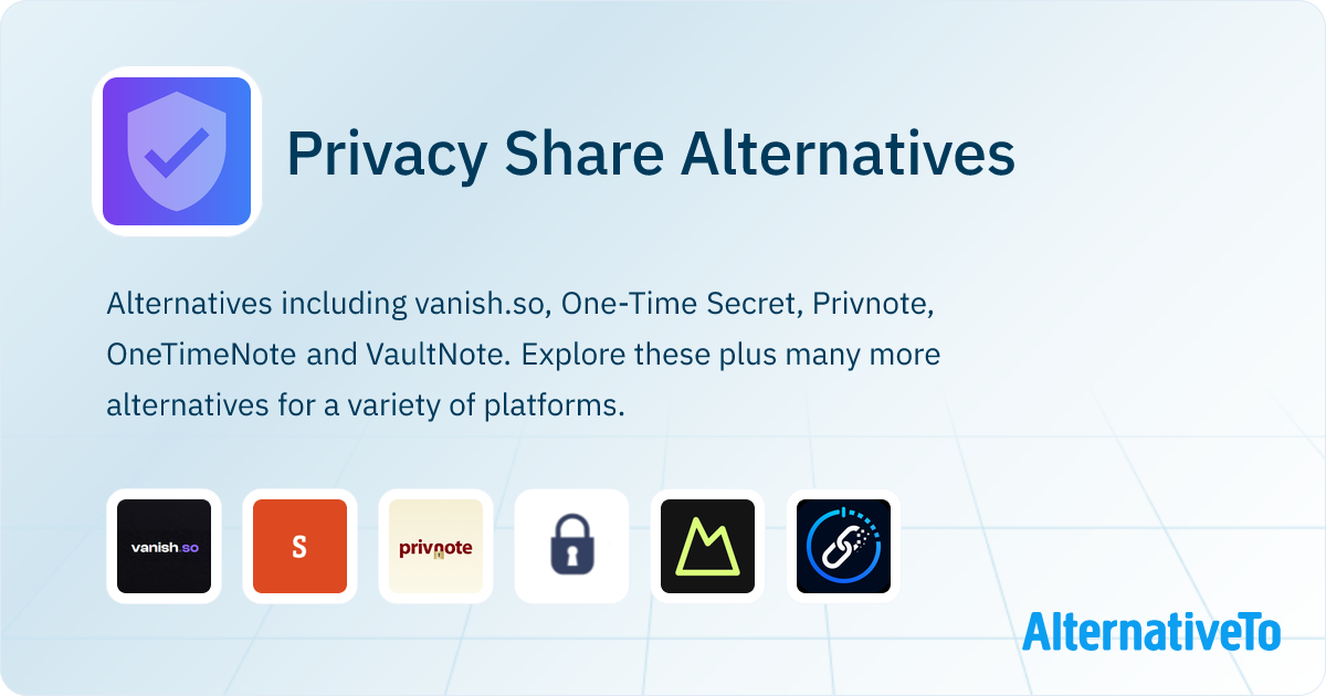 Privacy Share Alternatives - Explore Similar Sites & Apps | AlternativeTo