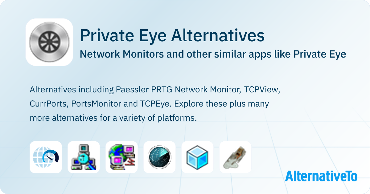 Private Eye Alternatives: Top 6 Network Monitors & Similar Apps ...