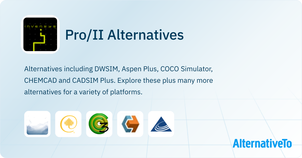 Pro/II Alternatives - Explore Similar Software | AlternativeTo