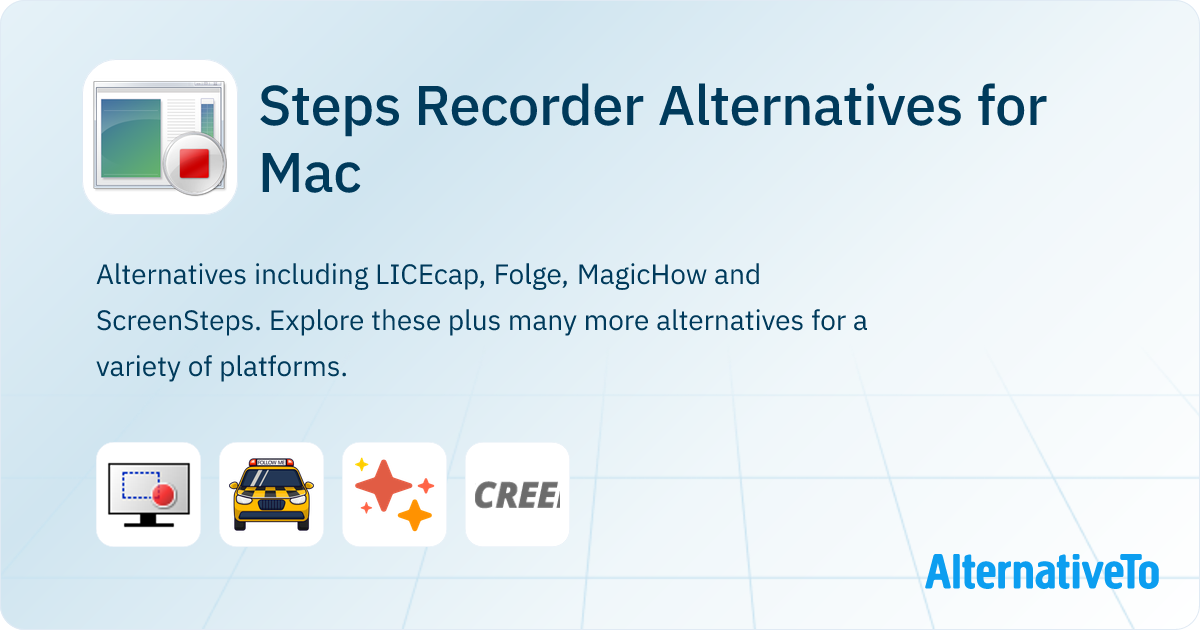 Steps Recorder Alternatives for Mac: Top 4 Screenshot Capture Tools ...
