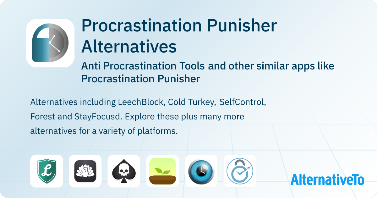 Procrastination Punisher Alternatives: Top 12 Anti Procrastination ...