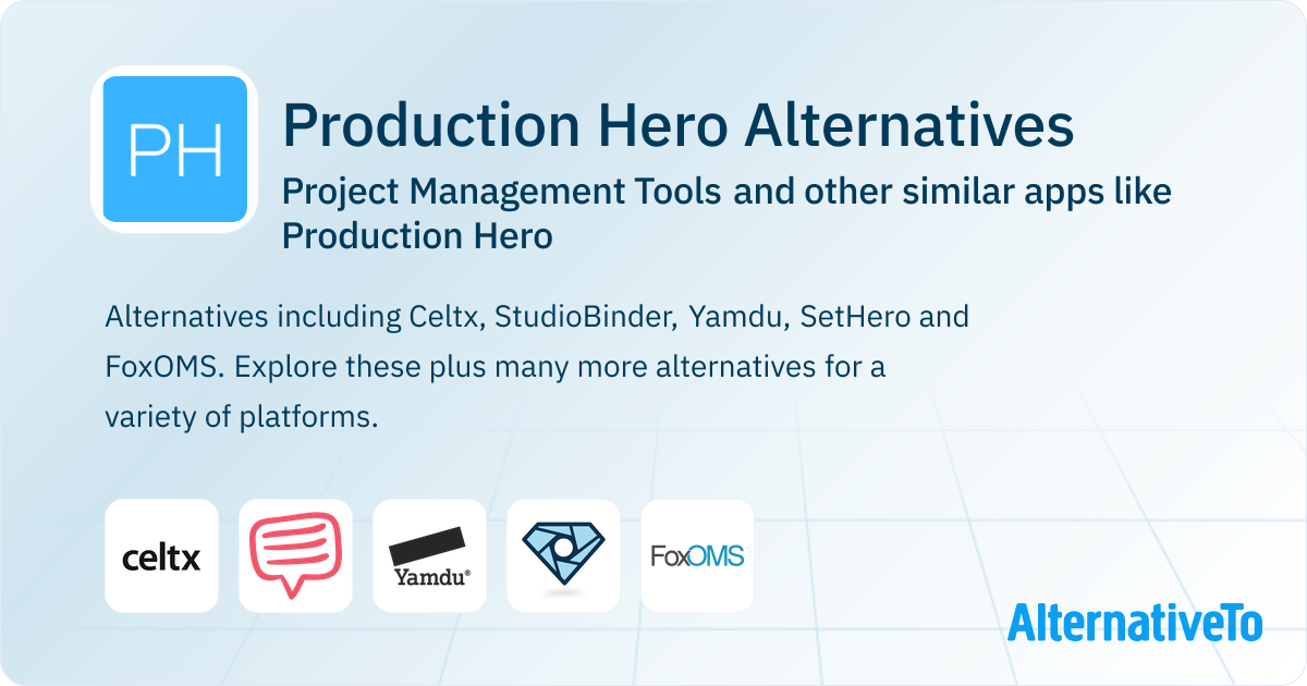 Production Hero Alternatives: Top 5 Project Management Tools & Similar ...