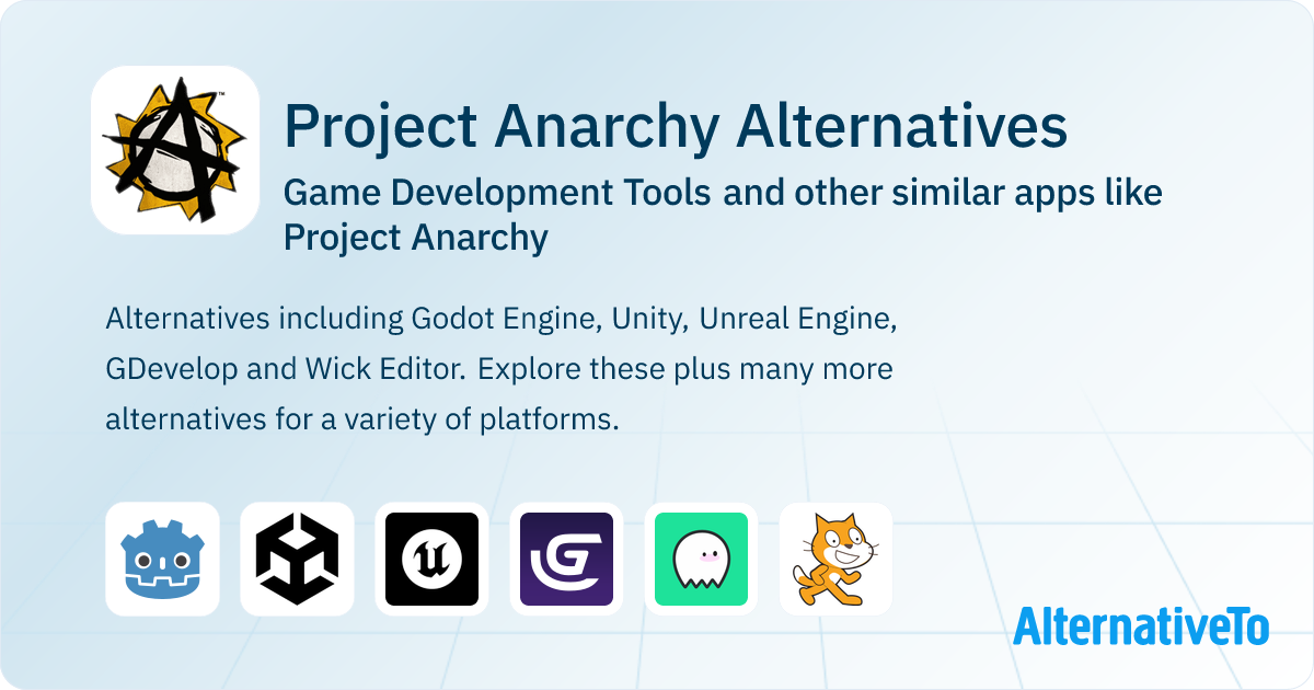 Project Anarchy Alternatives: Top 12 Game Development Tools & Similar ...