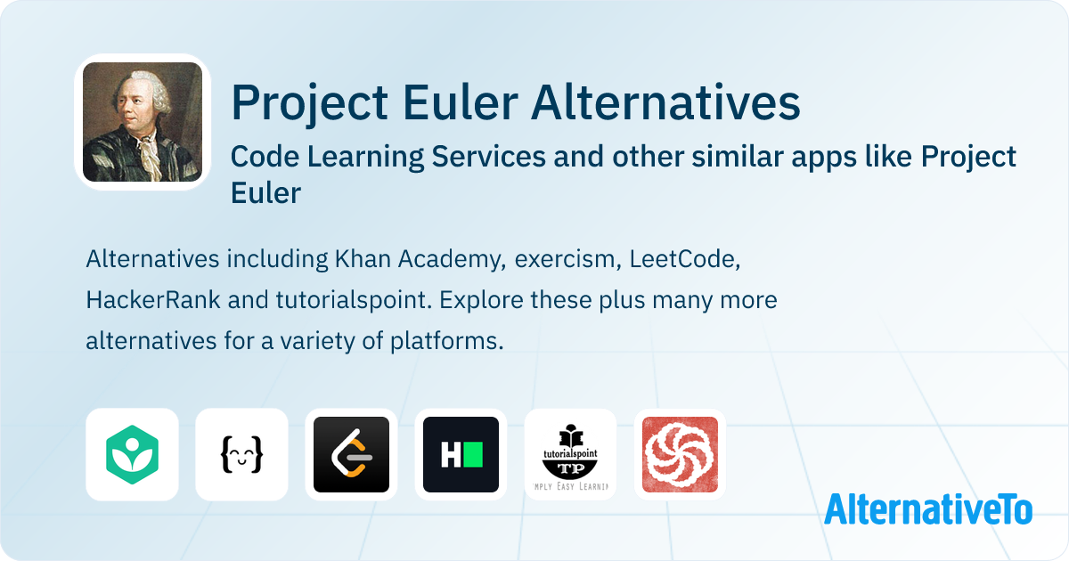 Project Euler Alternatives: Top 12 Code Learning Services & Similar ...