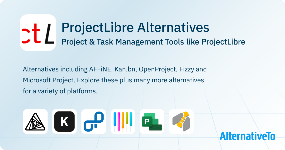ProjectLibre Alternatives: Top 12 Project Management Tools | AlternativeTo