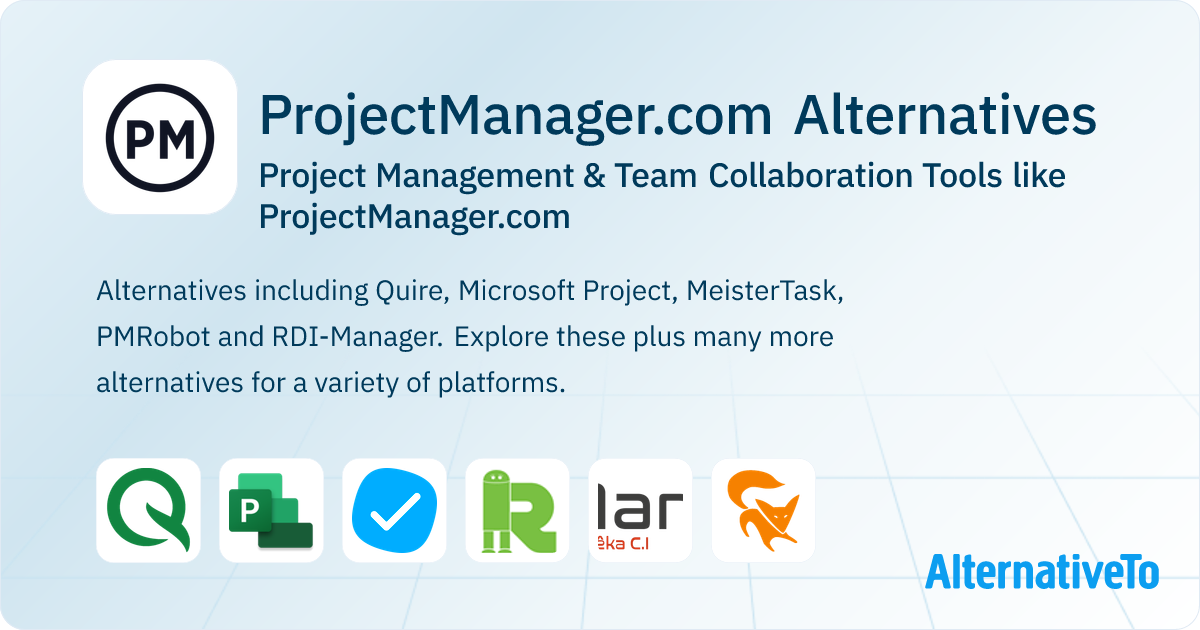 ProjectManager.com Alternatives: Top 19 Project Management Tools ...