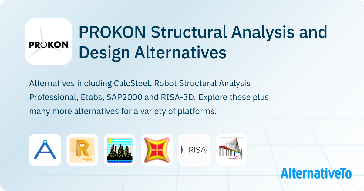 PROKON Structural Analysis and Design Alternatives - Explore Similar ...