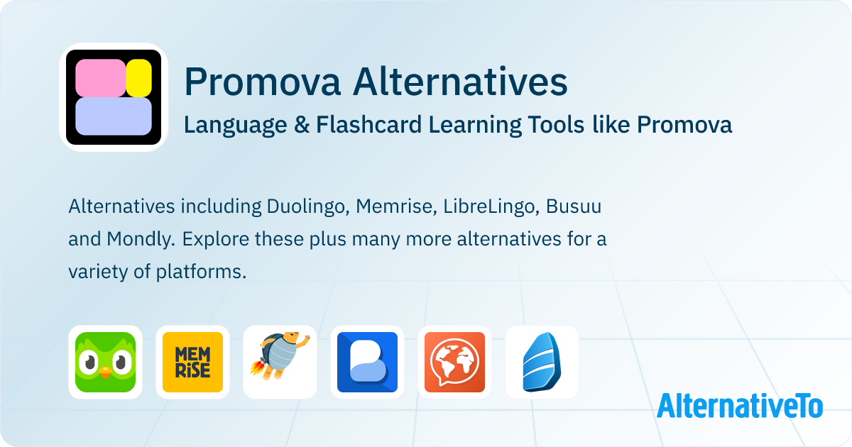 Promova Alternatives: Top 12 Language Learning Tools | AlternativeTo