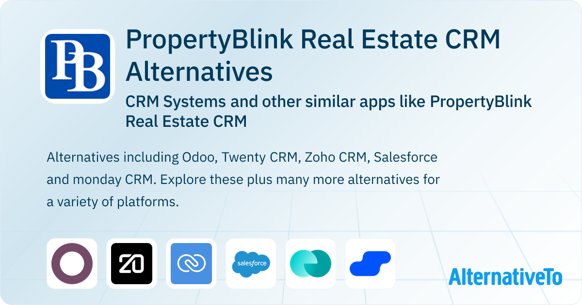 PropertyBlink Real Estate CRM Competitors: Top 12 Alternative CRM ...