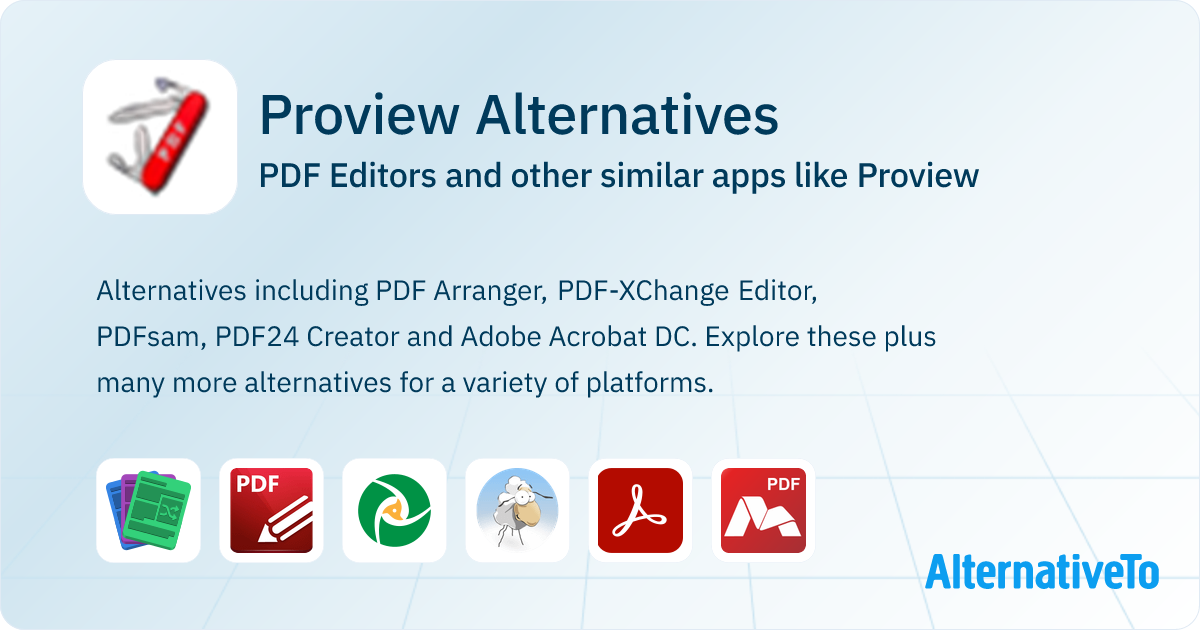 Proview Alternatives: Top 12 PDF Editors & Similar Apps | AlternativeTo