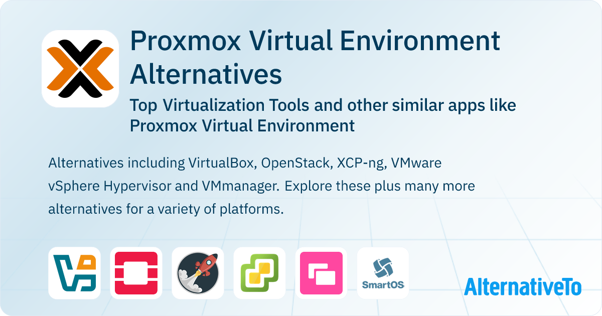 Great Proxmox Virtual Environment Alternatives: Top Virtualization ...