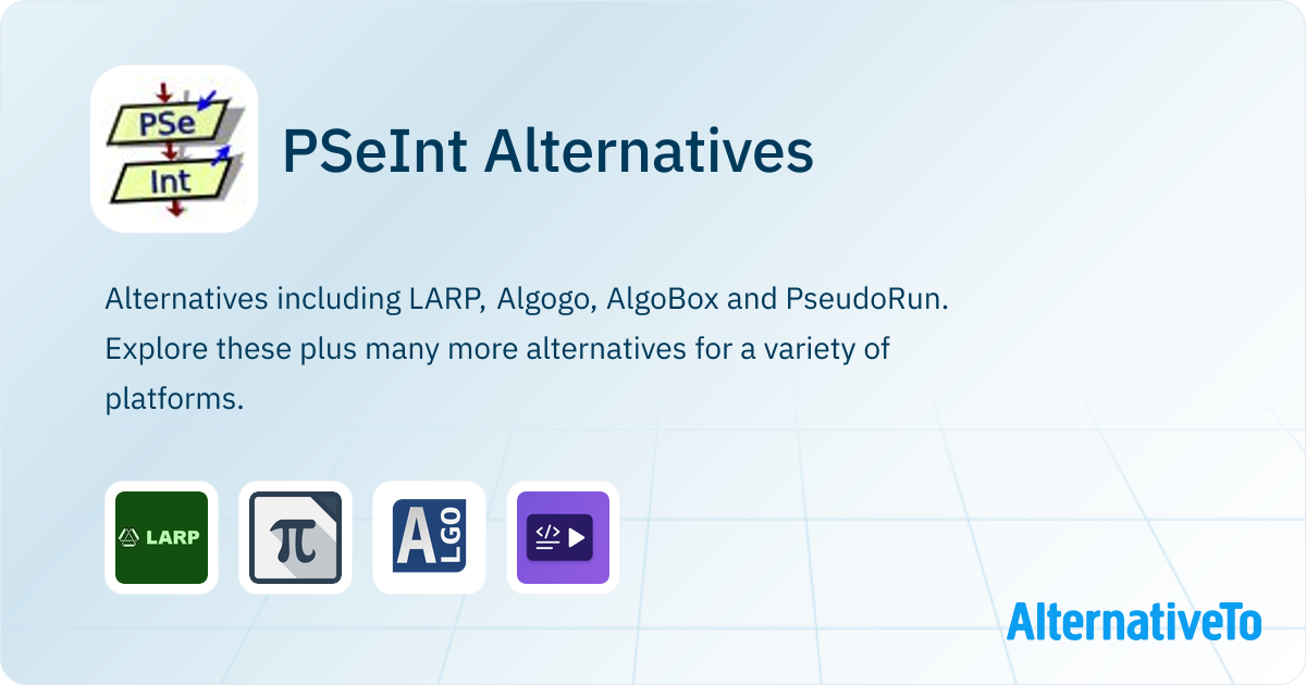 PSeInt Alternatives - Explore Similar Software | AlternativeTo