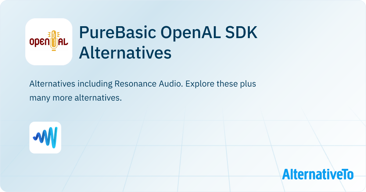 PureBasic OpenAL SDK Alternatives - Explore Similar Software ...