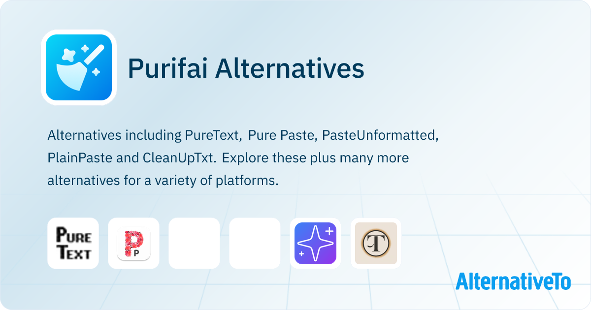 Purifai Alternatives - Explore Similar Software | AlternativeTo
