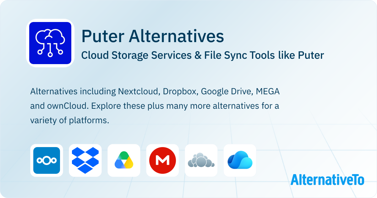 Puter Alternatives: Top 12 Cloud Storage Services | AlternativeTo