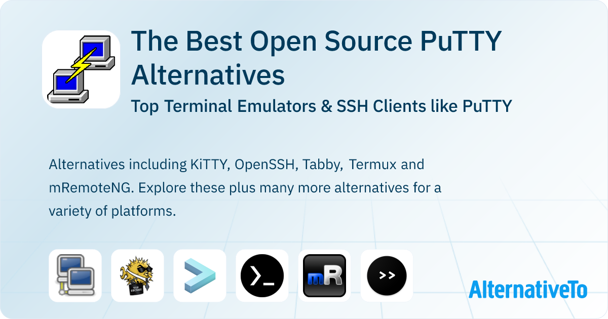 Open Source PuTTY Alternatives: Top 12 Terminal Emulators & SSH Clients ...