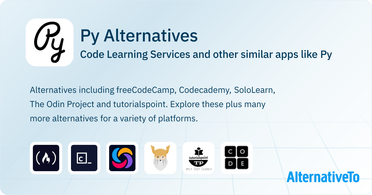 Py Alternatives: Top 12 Code Learning Services & Similar Apps ...