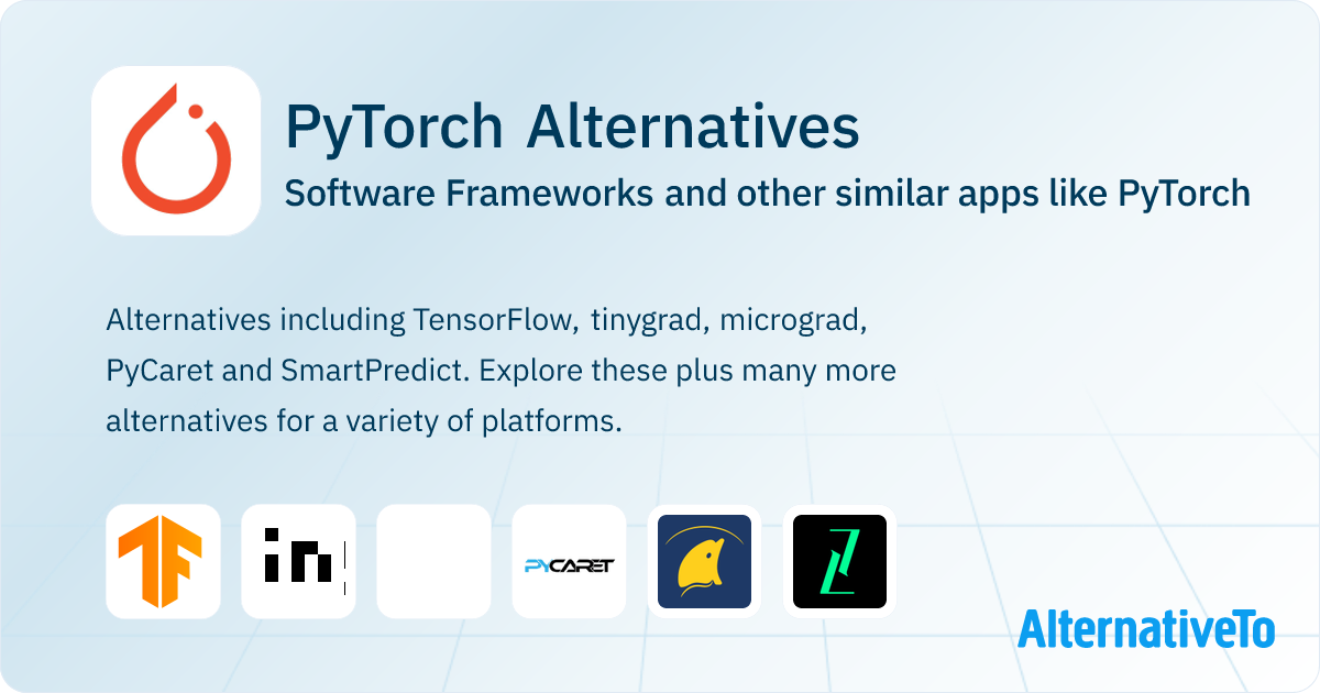 PyTorch Alternatives - Explore Similar Software | AlternativeTo