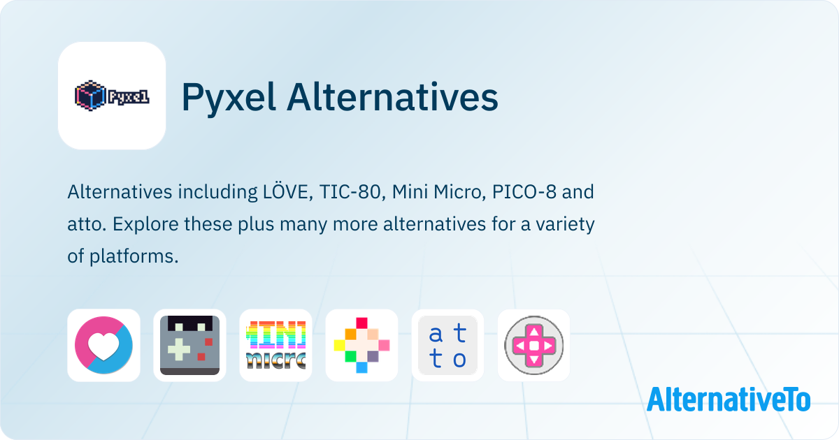 Pyxel Alternatives - Explore Similar Software | AlternativeTo
