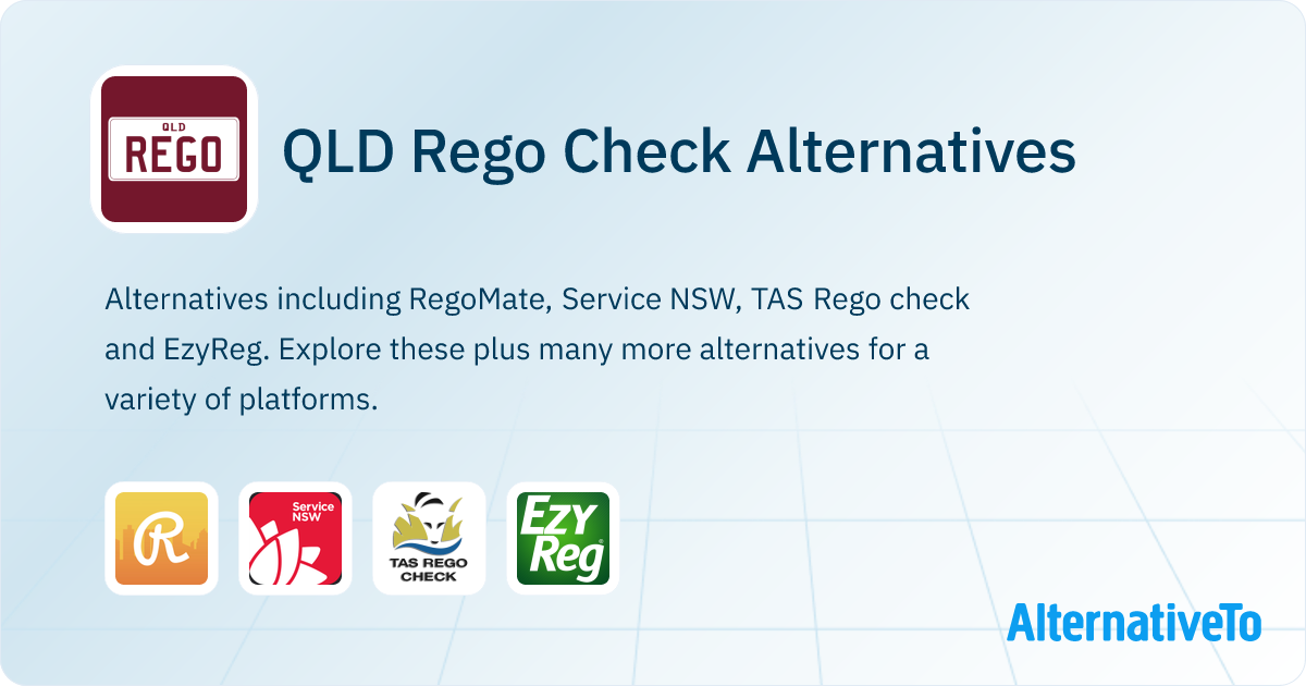 QLD Rego Check Alternatives and Similar Apps | AlternativeTo