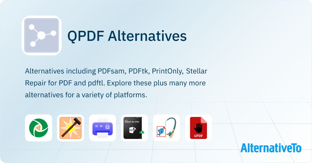 QPDF Alternatives - Explore Similar Software | AlternativeTo