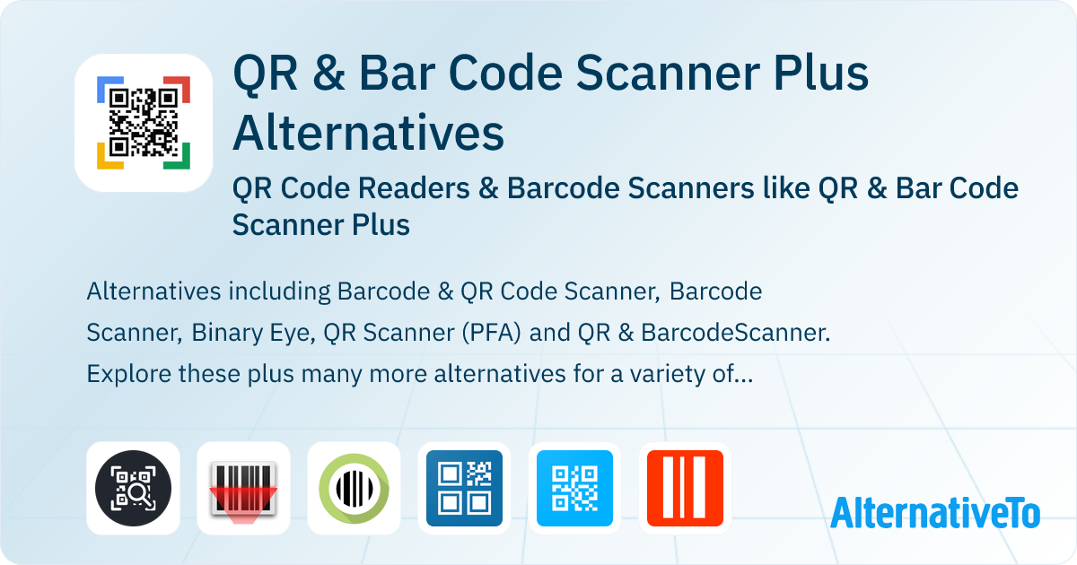 QR & Bar Code Scanner Plus Alternatives: Top 12 QR Code Readers ...