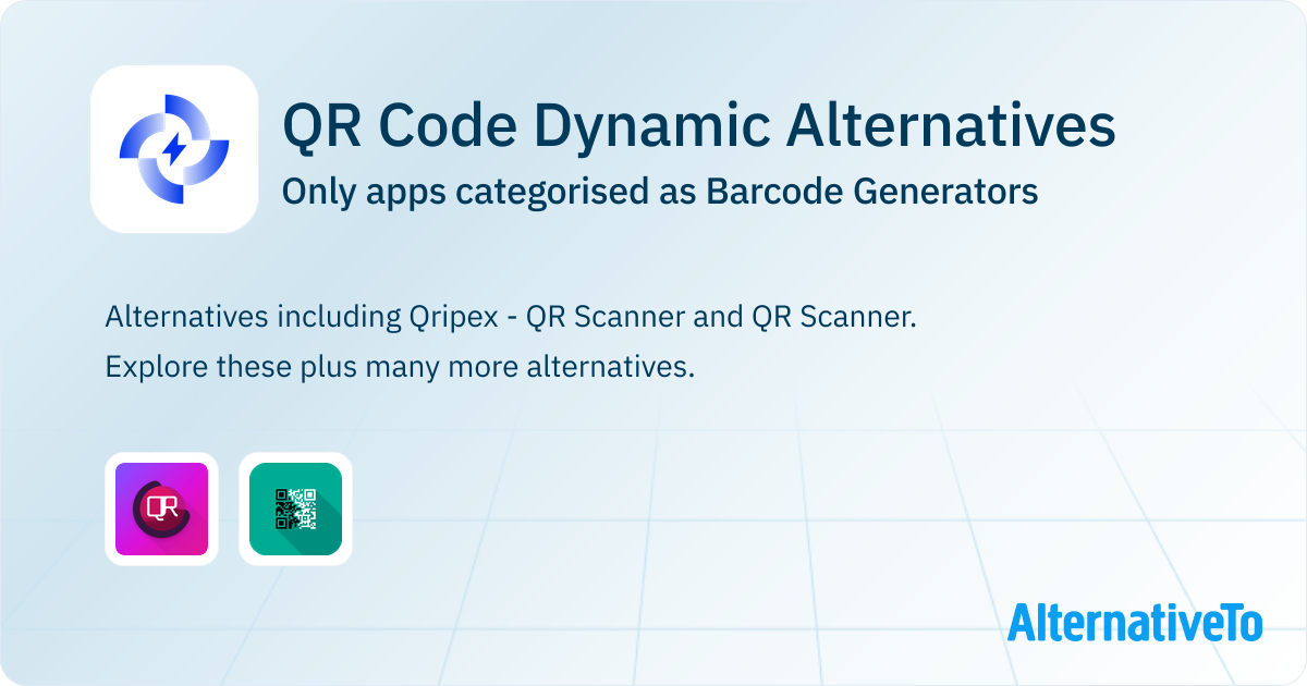 QR Code Dynamic Alternatives: Top 2 Barcode Generators | AlternativeTo