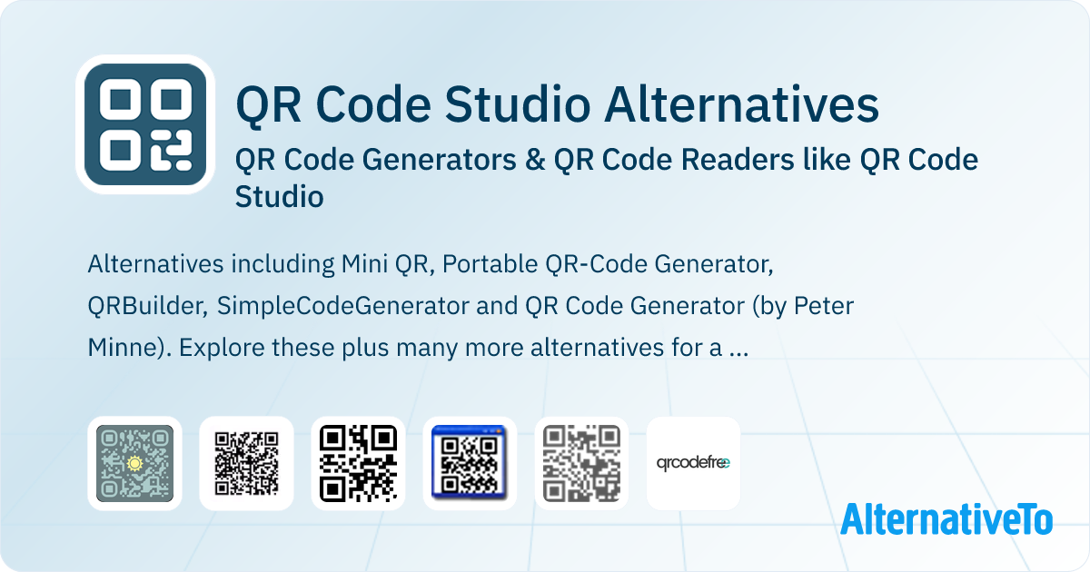 QR Code Studio Alternatives: Top 9 QR Code Generators | AlternativeTo