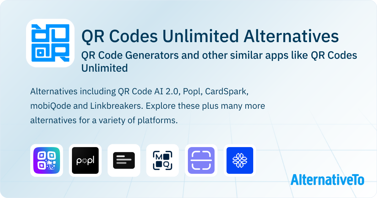 QR Codes Unlimited Alternatives: Top 12 QR Code Generators & Similar ...