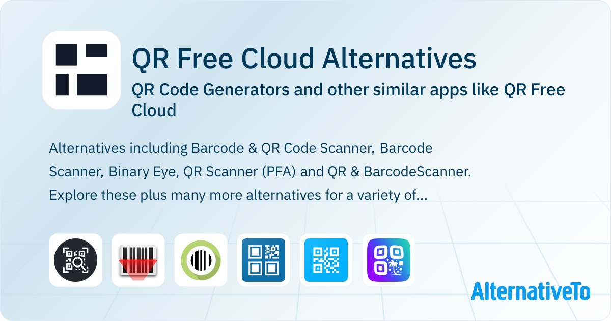 QR Free Cloud Alternatives: Top 12 QR Code Generators & Similar ...