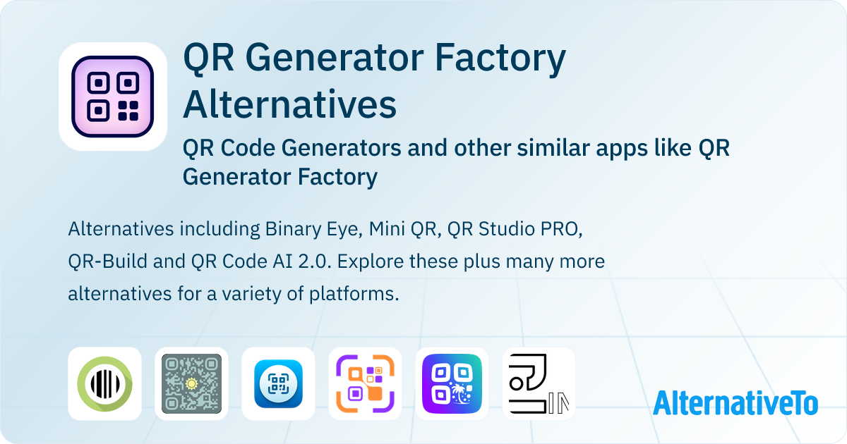 QR Generator Factory Alternatives: Top 12 QR Code Generators & Similar ...