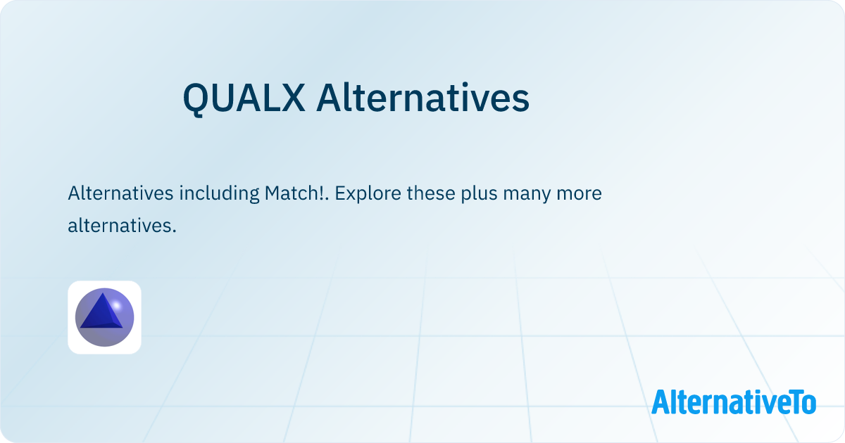 QUALX Alternatives - Explore Similar Software | AlternativeTo