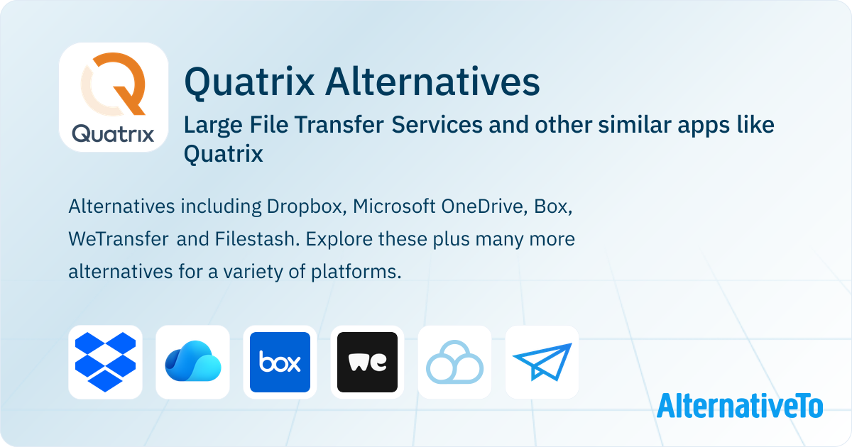 Quatrix Alternatives: Top 12 Large File Transfer Services & Similar ...