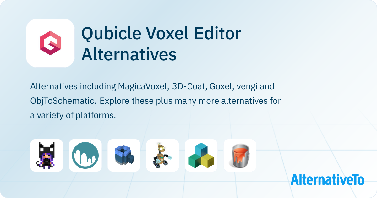 Qubicle Voxel Editor Alternatives - Explore Similar Software ...