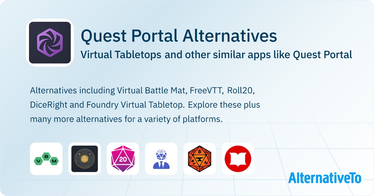 Quest Portal Alternatives: Top 17 Virtual Tabletops & Similar Games ...