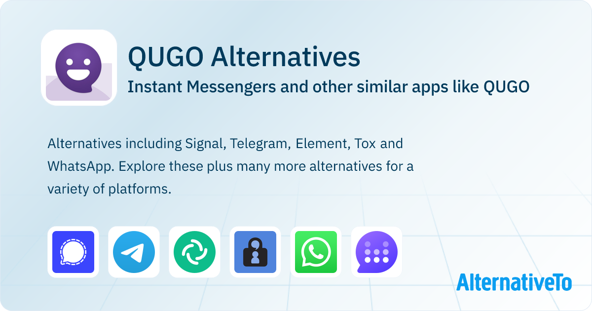 QUGO Alternatives: Top 12 Instant Messengers & Similar Apps | AlternativeTo