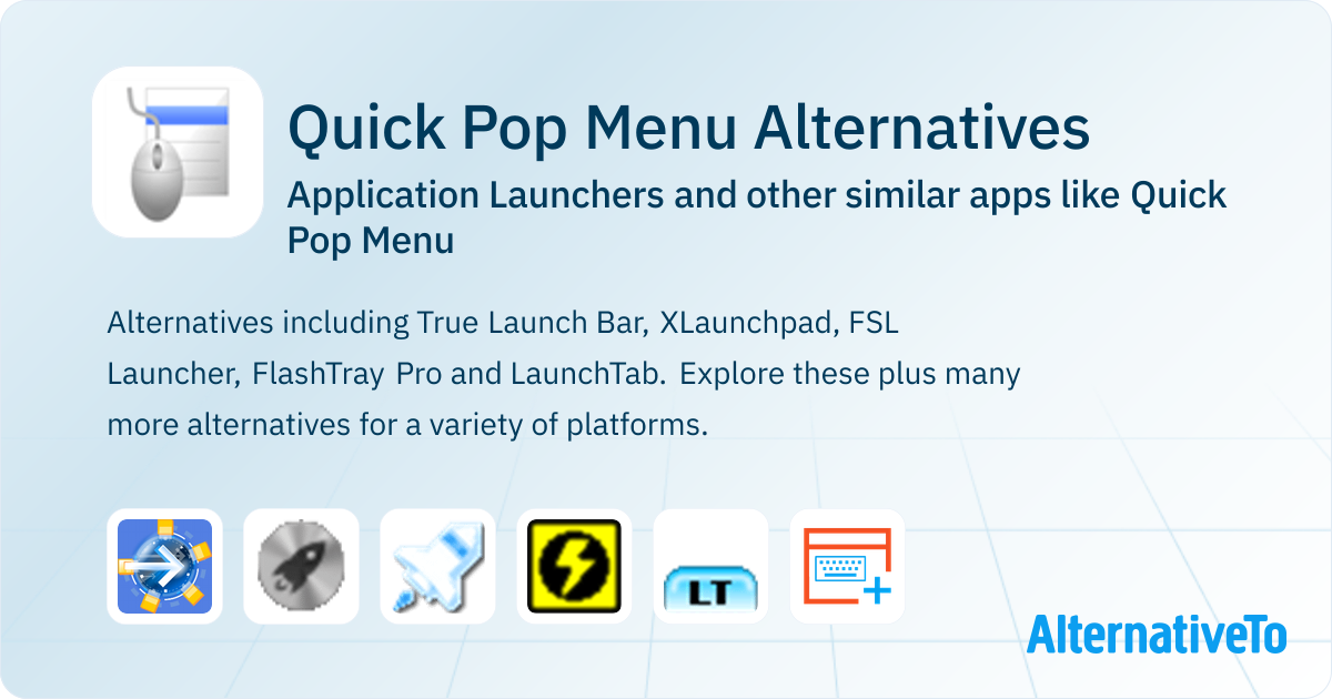 Quick Pop Menu Alternatives: Top 6 Application Launchers & Similar Apps ...