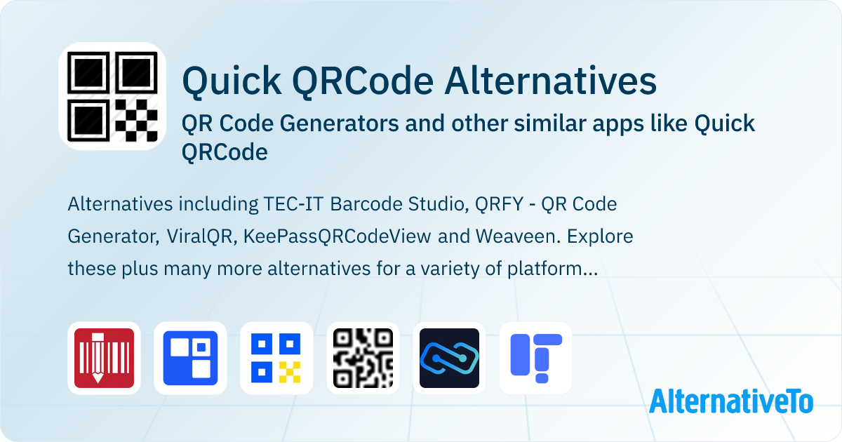 Quick QRCode Alternatives: Top 9 QR Code Generators & Similar Apps ...
