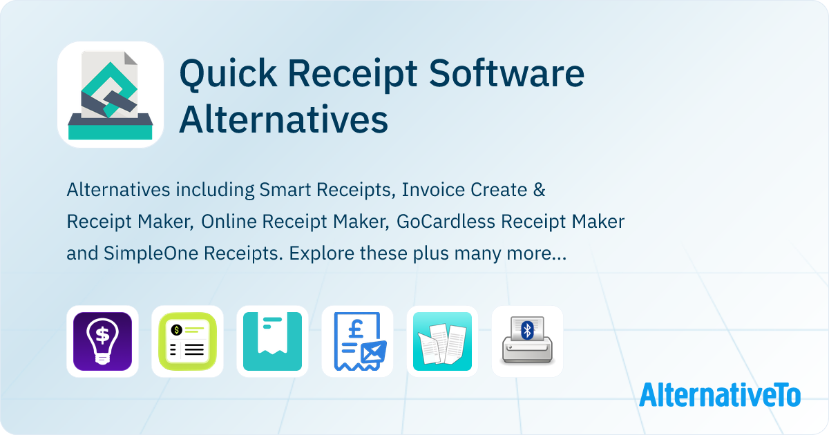 Quick Receipt Software Alternatives - Explore Similar Software ...