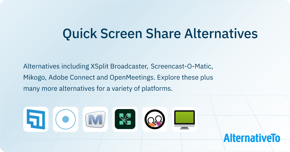 Quick Screen Share Alternatives - Explore Similar Sites & Apps ...