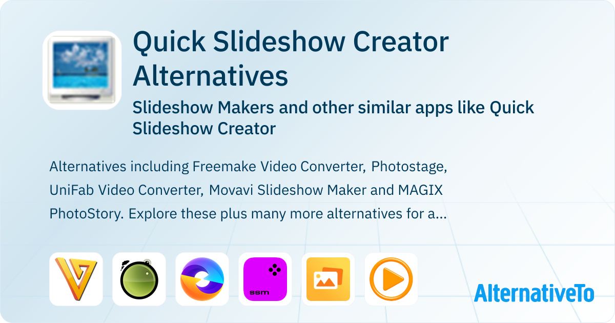 Quick Slideshow Creator Alternatives: Top 12 Slideshow Makers & Similar ...