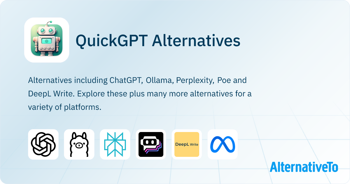QuickGPT Alternatives - Explore Similar Software | AlternativeTo