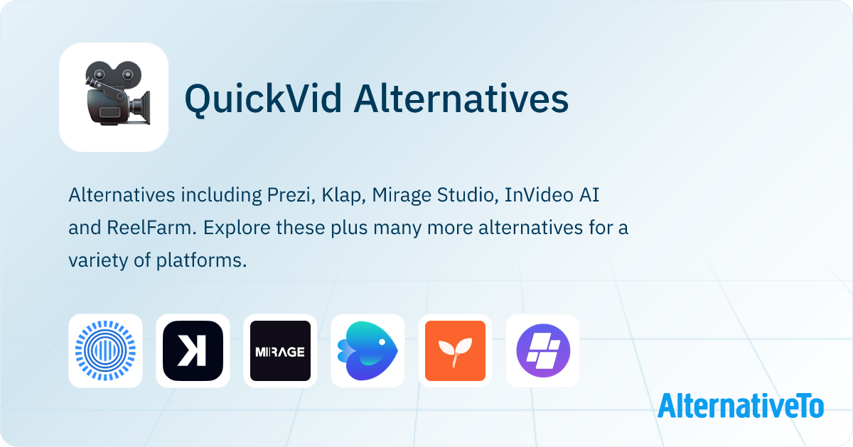 QuickVid Alternatives - Explore Similar Sites & Apps | AlternativeTo