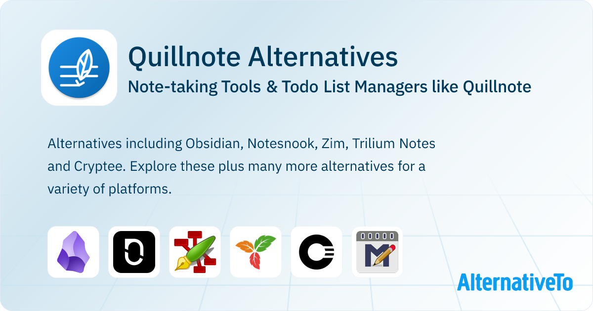 Quillnote Alternatives: Top 12 Note-taking Tools | AlternativeTo