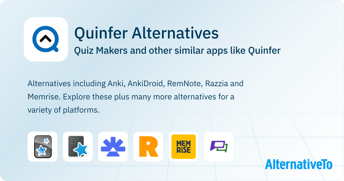 Quinfer Alternatives: Quiz Makers & Similar Apps - Page 5 | AlternativeTo