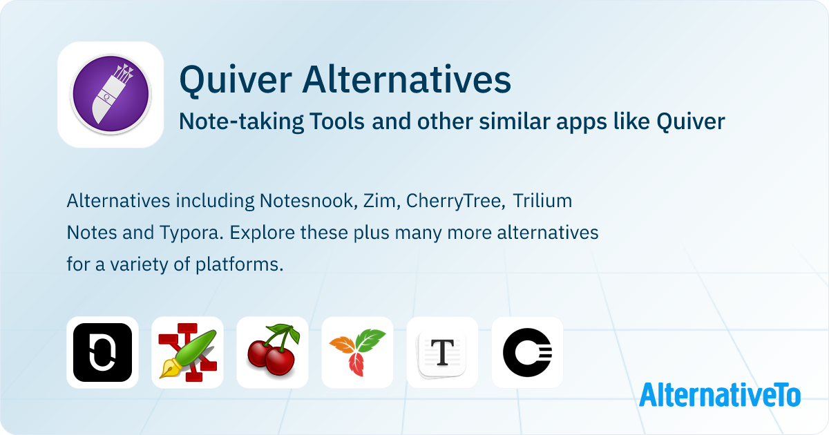 Quiver Alternatives: Top 12 Note-taking Tools & Similar Apps ...